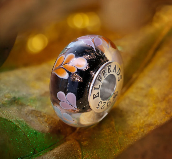Elfbeads Leaffall Twilight Golddust - Exclusive Bead Store