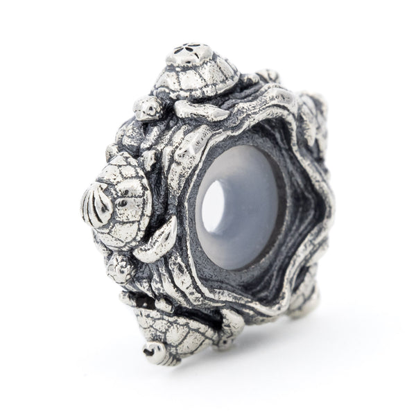 Elfbeads Seashells Turtle Stopper - Exclusive Bead Store